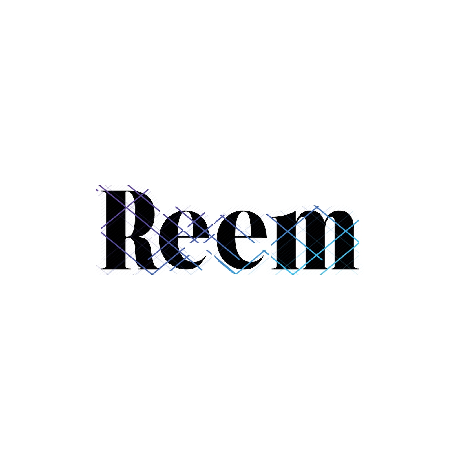 Reem in English/ Arabic Name Thuluth Calligraphy. Name Calligraphy Art ...