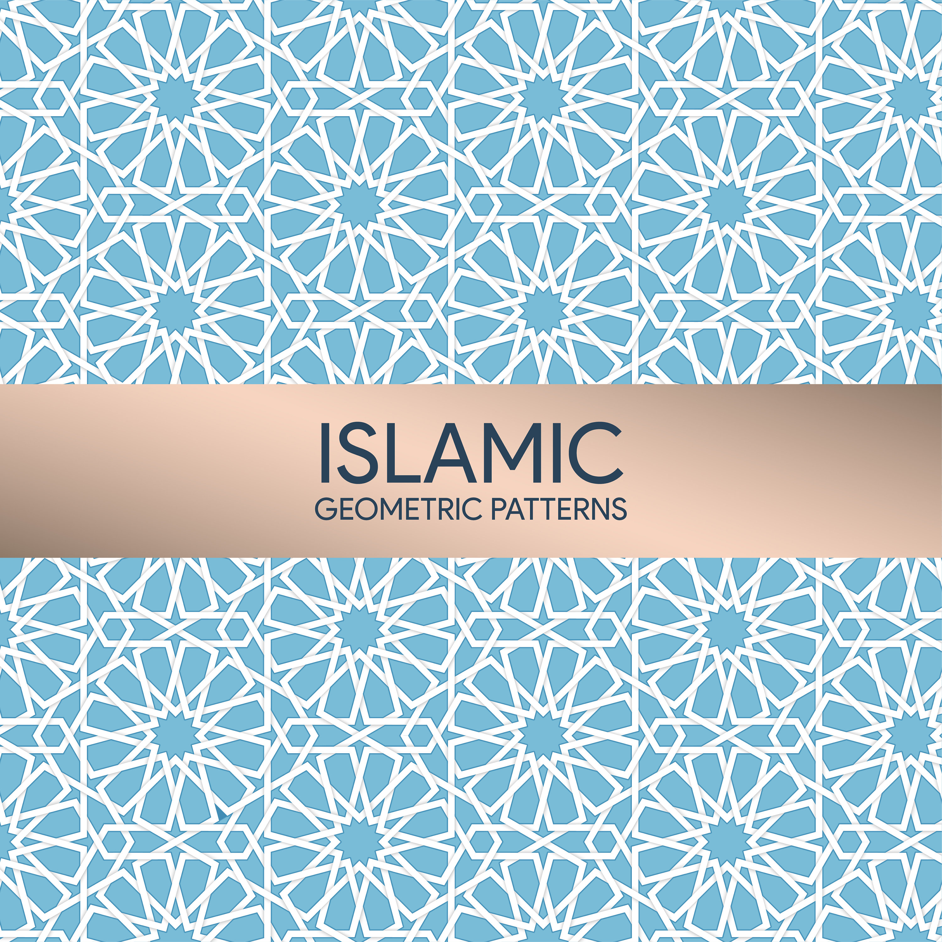 Islamic Geometric Digital Paper Pack Seamless Pattern. - Etsy