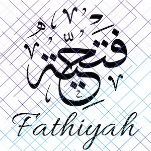 Fathiyah in English/ Arabic Name Thuluth Calligraphy. Name Calligraphy ...