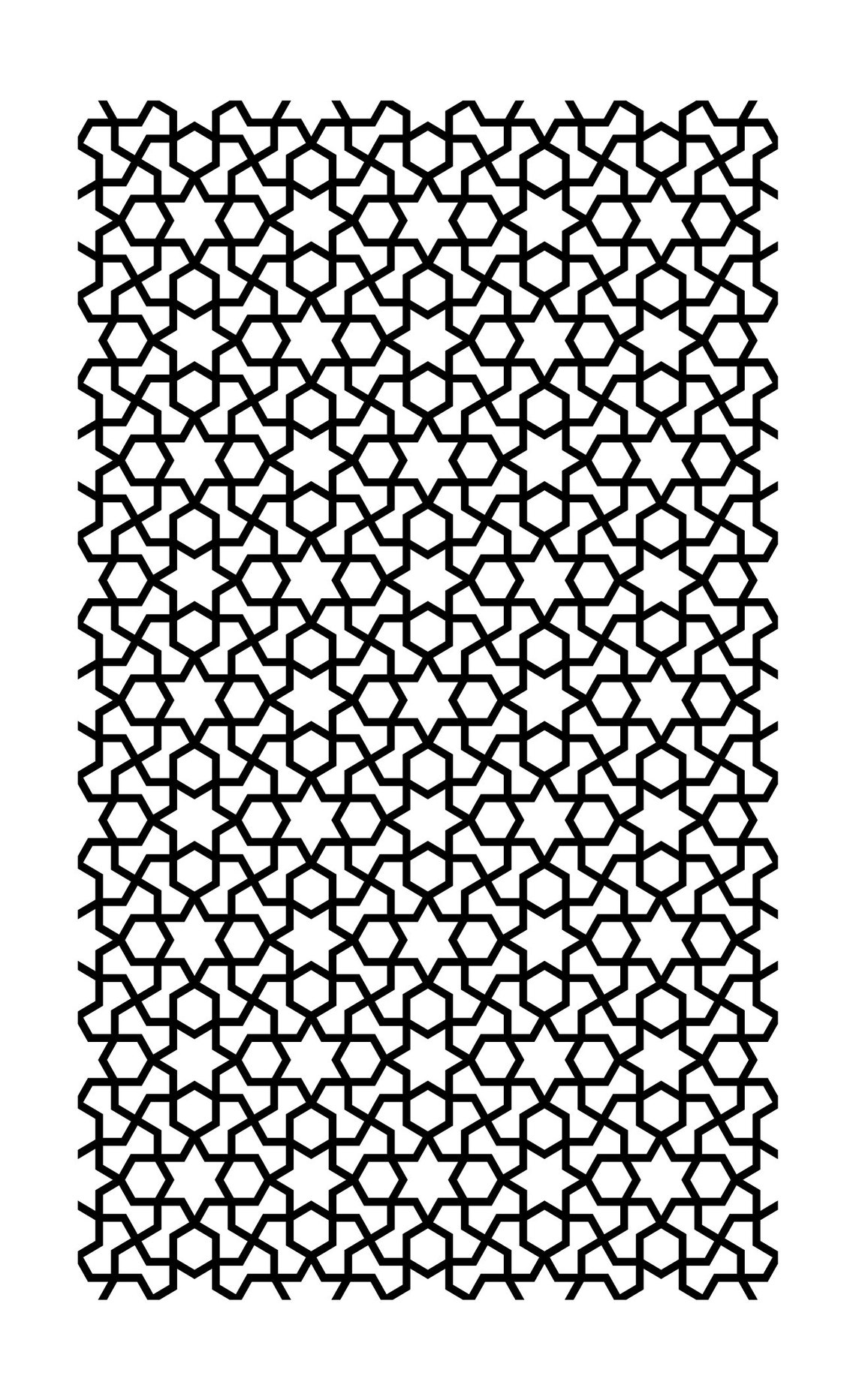 9 Various Size Islamic Geometric Patterns. Png and Svg Files. Instant ...