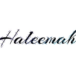 Halimah in English/ Arabic Name Calligraphy. Name Calligraphy Art. PNG ...