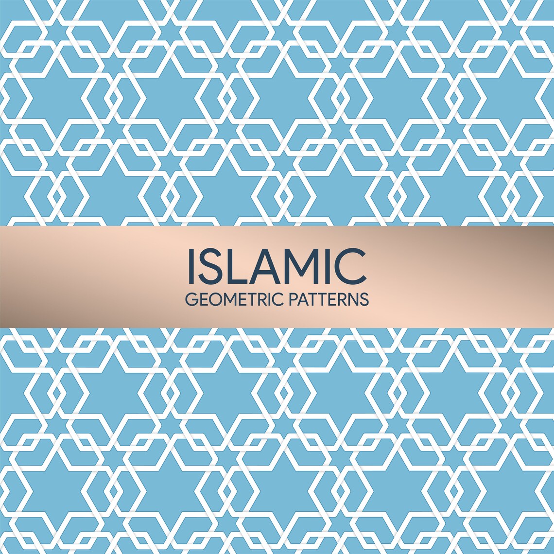 Islamic Geometric Digital Paper Pack Seamless Pattern. - Etsy