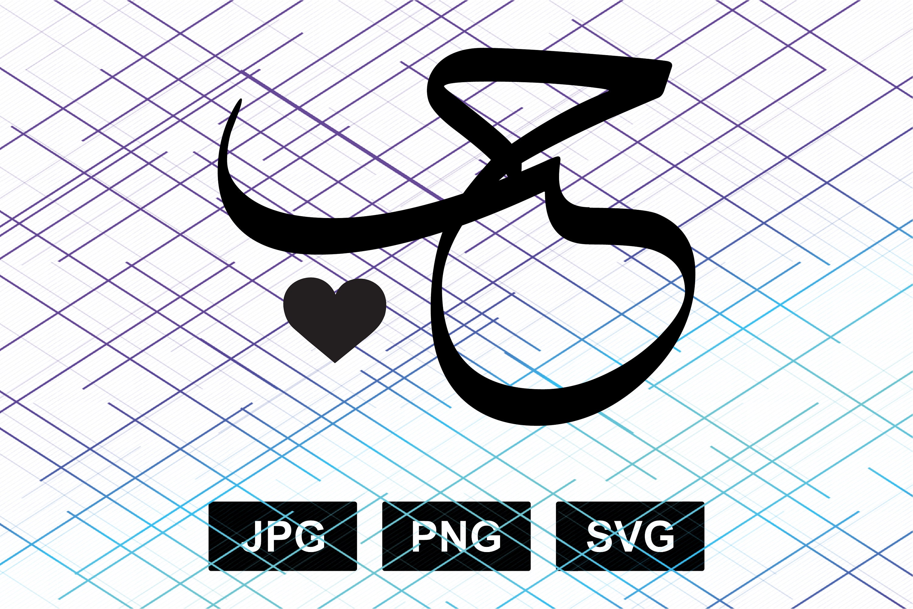 Love hubb in Arabic Calligraphy حب. Jpeg Png and Svg. - Etsy
