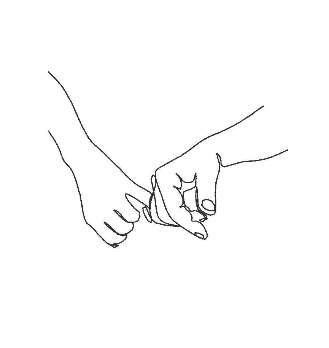 Hands of Lovers Embroidery Designs-one Line Embroidery Design ,machine ...