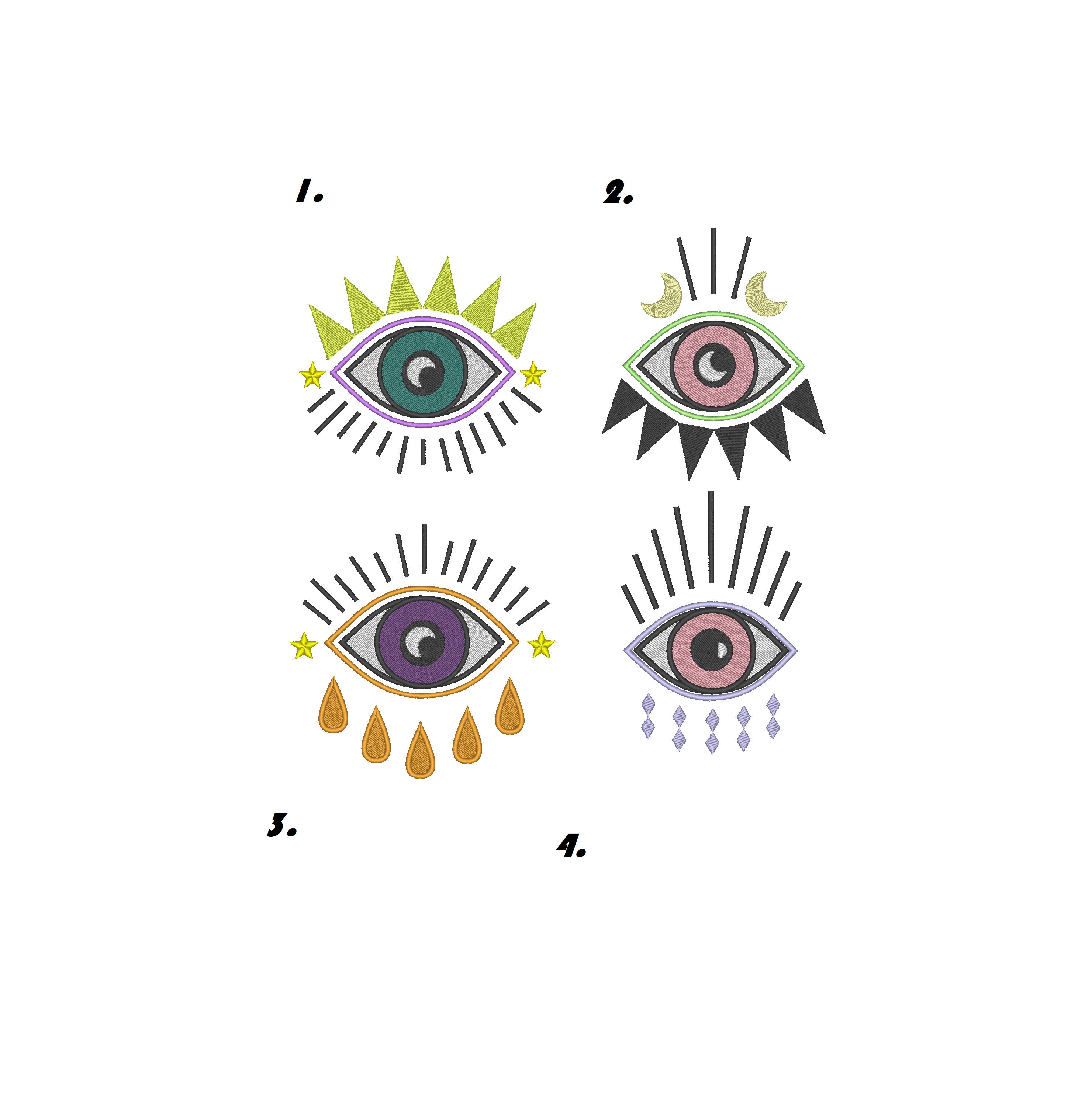 Embroidery Design Third Eyeall Seeing Eye Embroideryhipster - Etsy