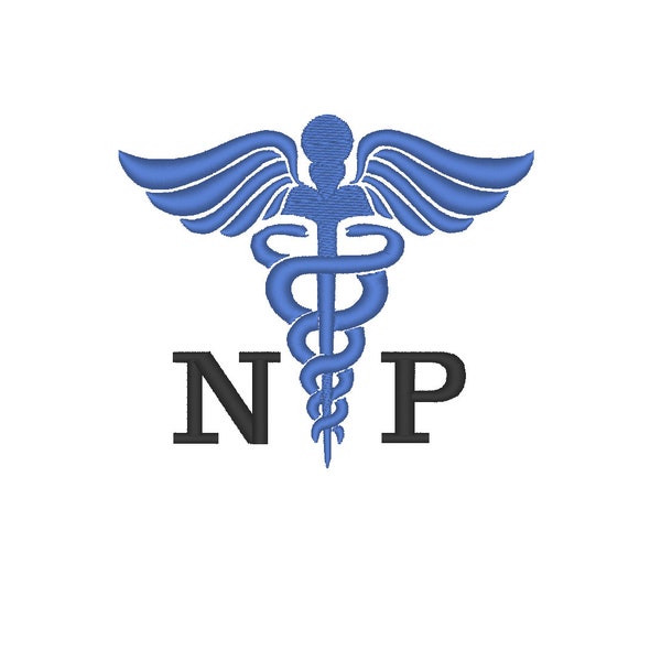 Nurse Practitioner Embroidery Design - Etsy