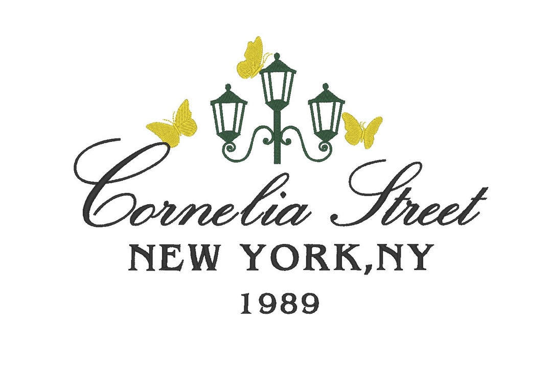 Cornelia Street Trendy Embroidery Design,machine Embroidery Design,5 ...