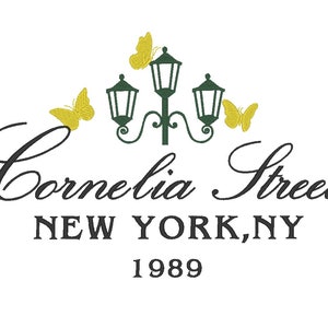 Cornelia Street Trendy Embroidery Design,machine Embroidery Design,5 ...