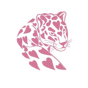 Pink Tiger Embroidery Designs Files,retro Embroidery Design,trendy ...