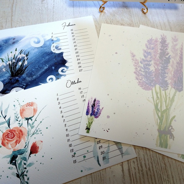 Ewiger kalender - Etsy.de