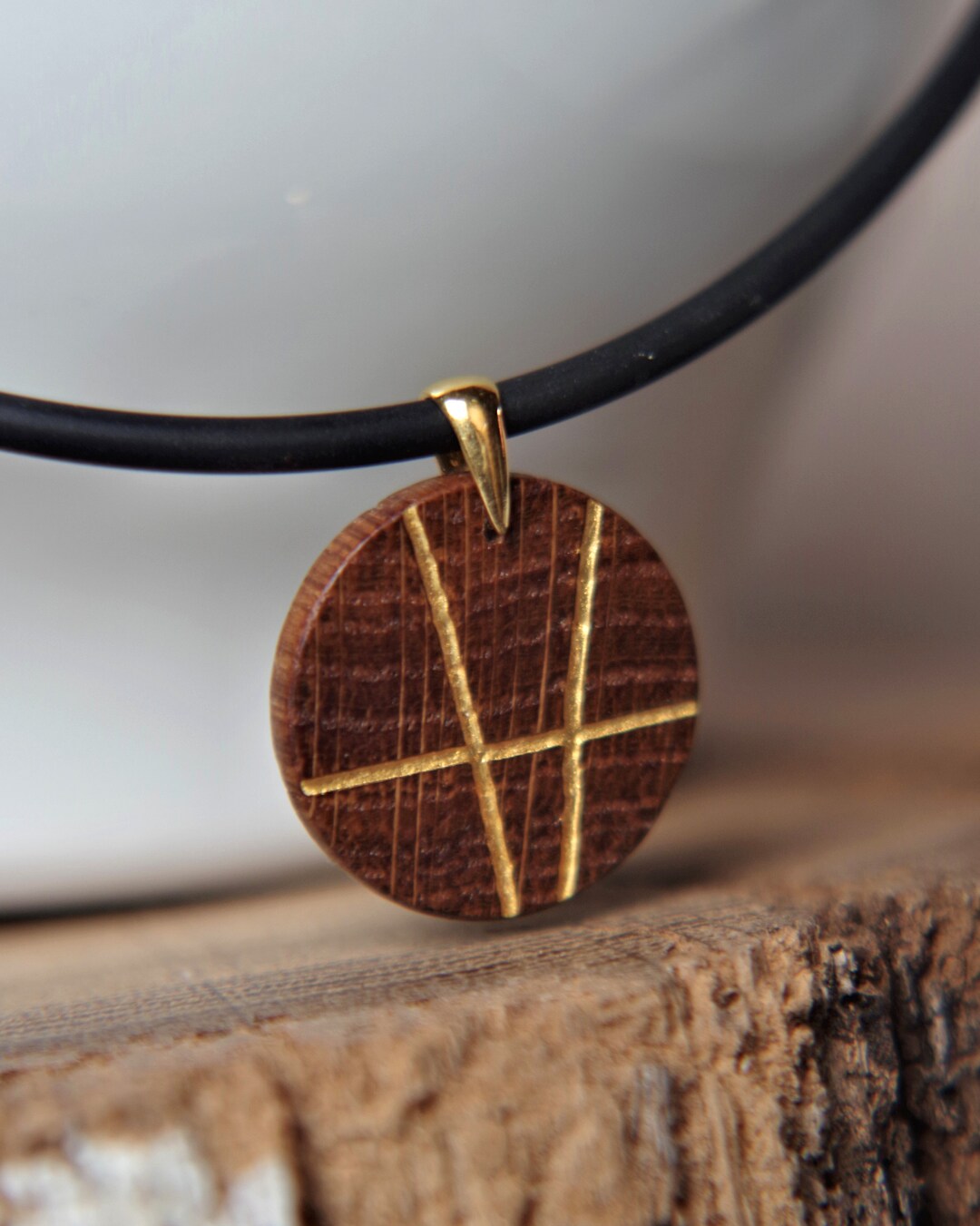 Sustainable Unique Wooden Jewelry. Special Chain Pendant Made - Etsy