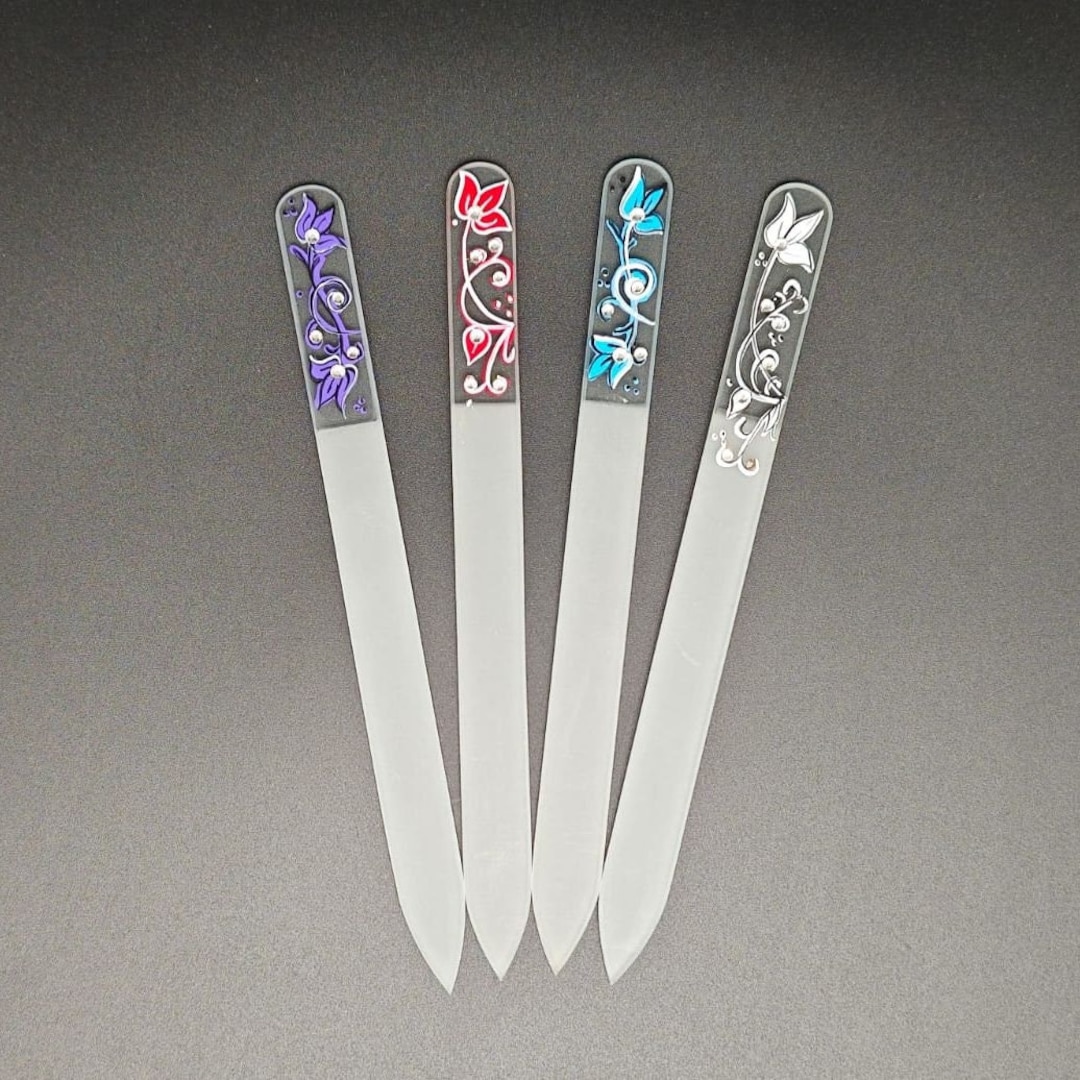 Glass Nail Files/crystal Nail Files - Etsy