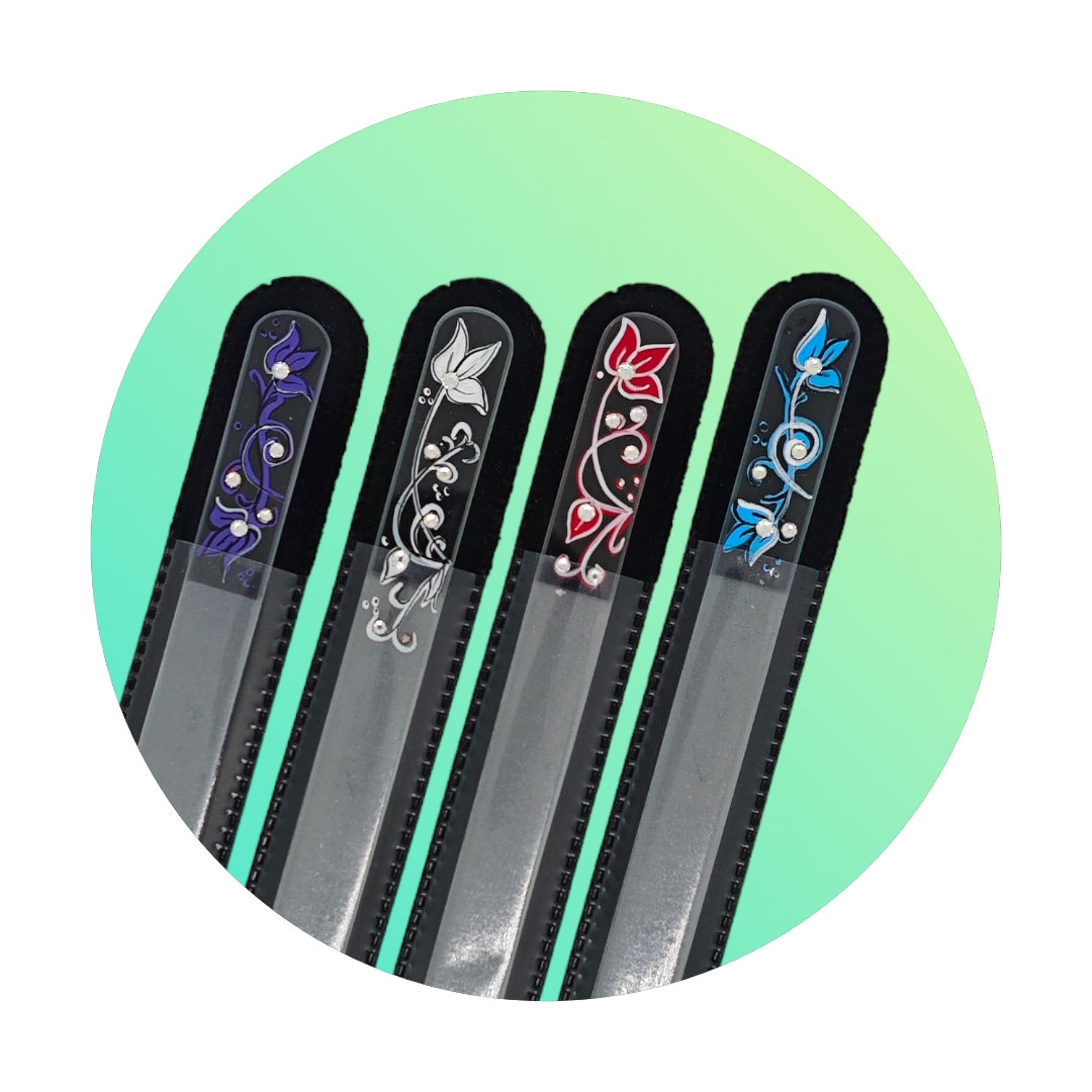 Glass Nail Files/crystal Nail Files - Etsy
