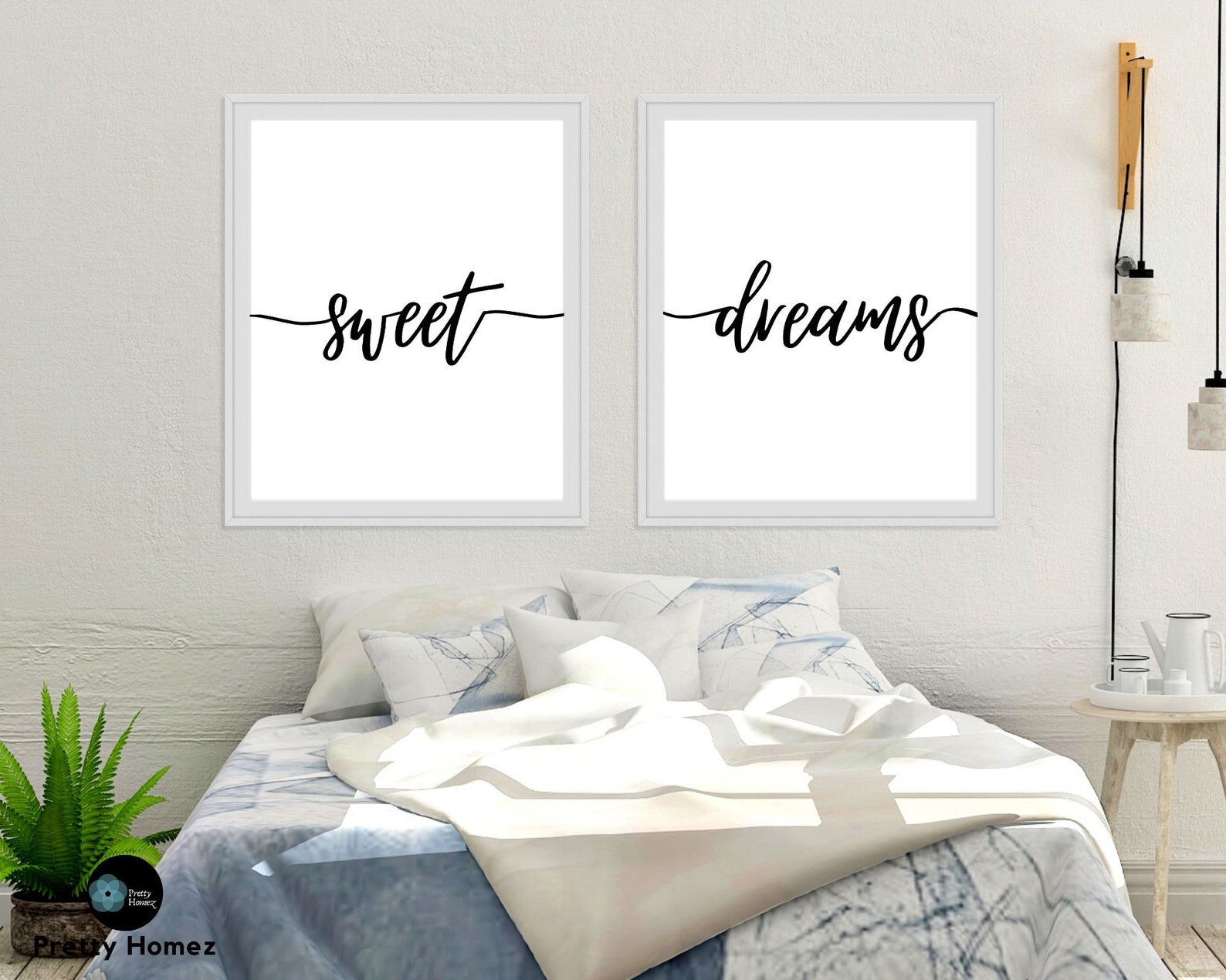 Sweet Dreams Printable Wall Art for Bedrooms, Kid's Rooms, Nurserys. - Etsy