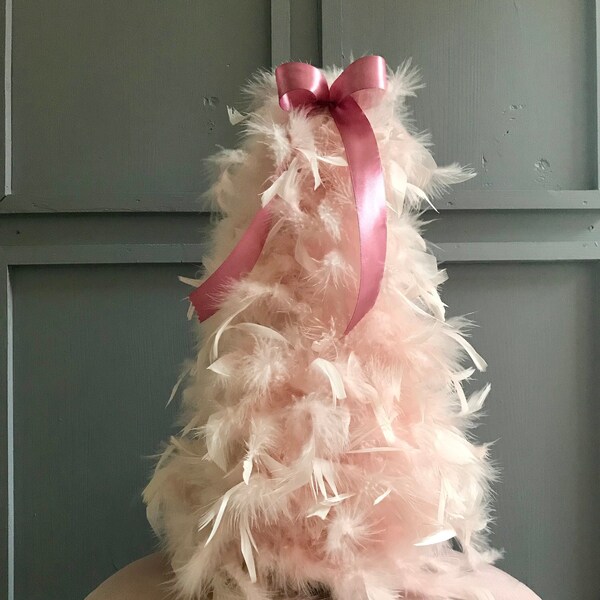 Pink Feather Tree - Etsy
