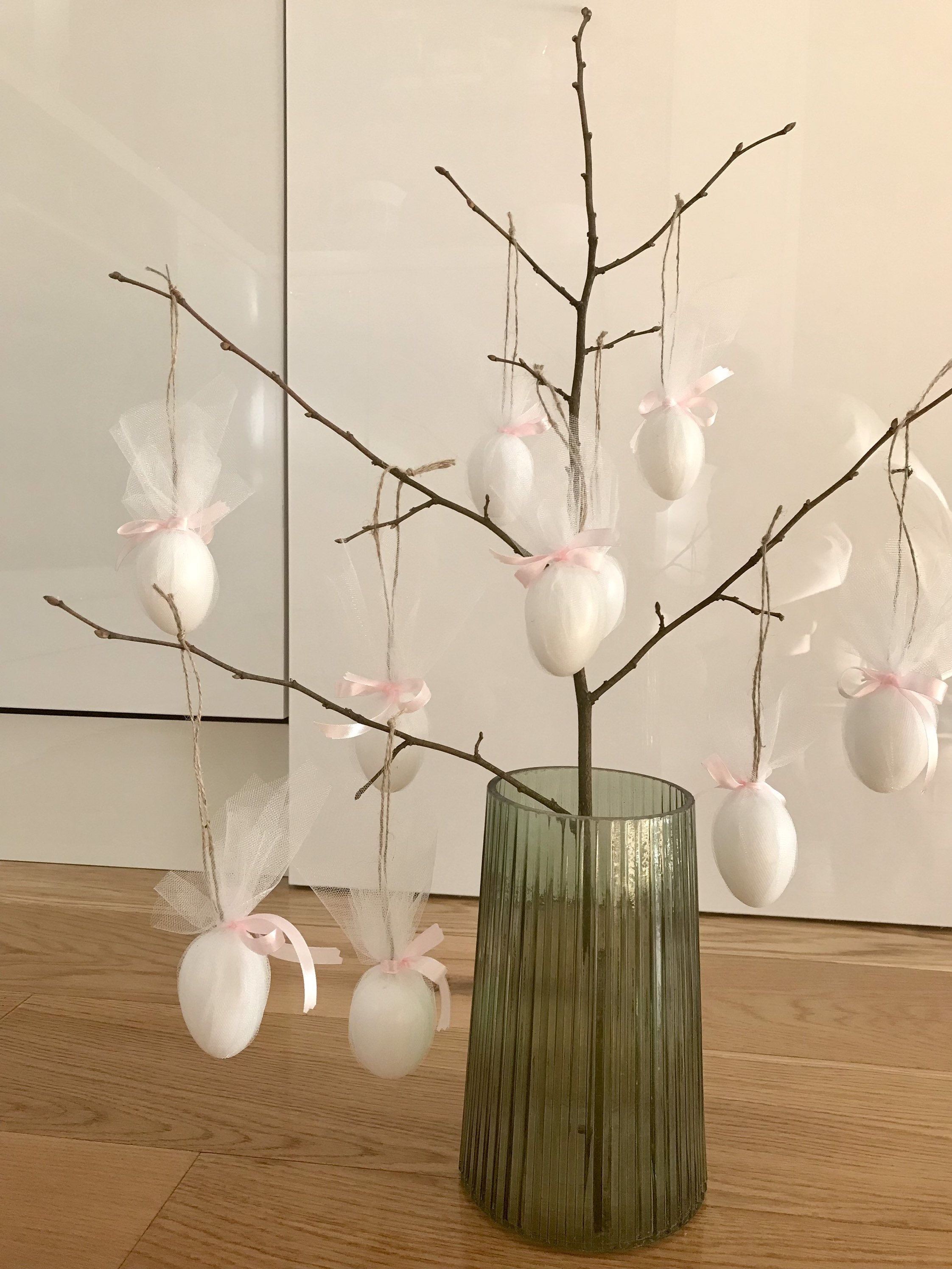 White Tulle Easter Eggs Ornaments Set of 10. Shabby Chic - Etsy