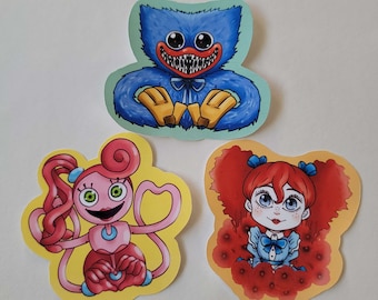 Poppy Playtime Huggy Stickers - Etsy