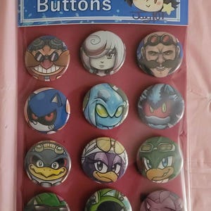 Sonic the Hedgehog Buttons + Lanyards! - Etsy