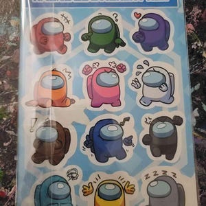 Among Us Sticker Set! - Etsy