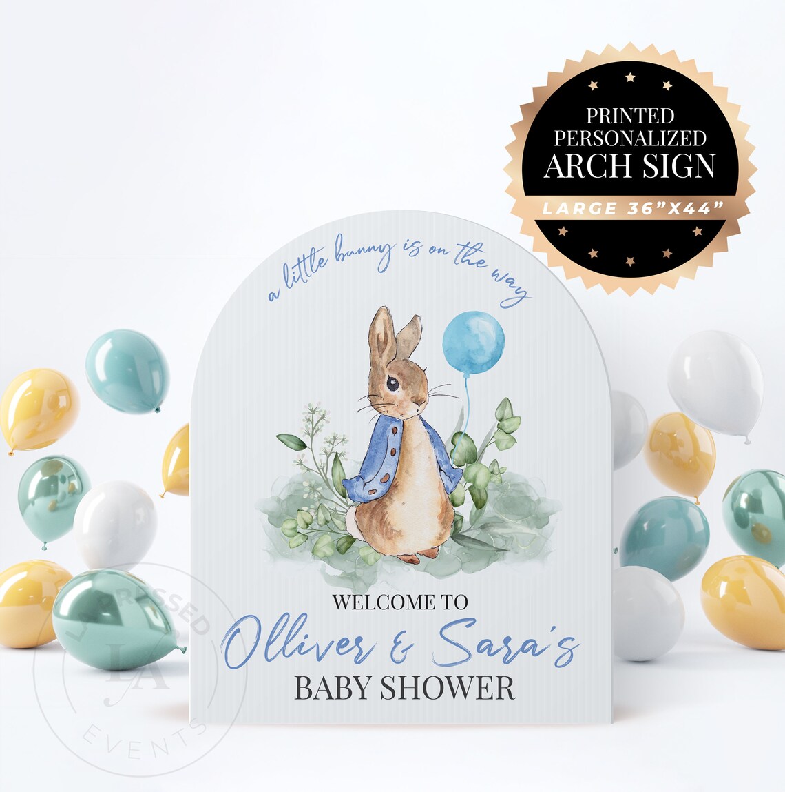 Peter Rabbit Blue or Pink Welcome Sign Arch Classic Peter - Etsy