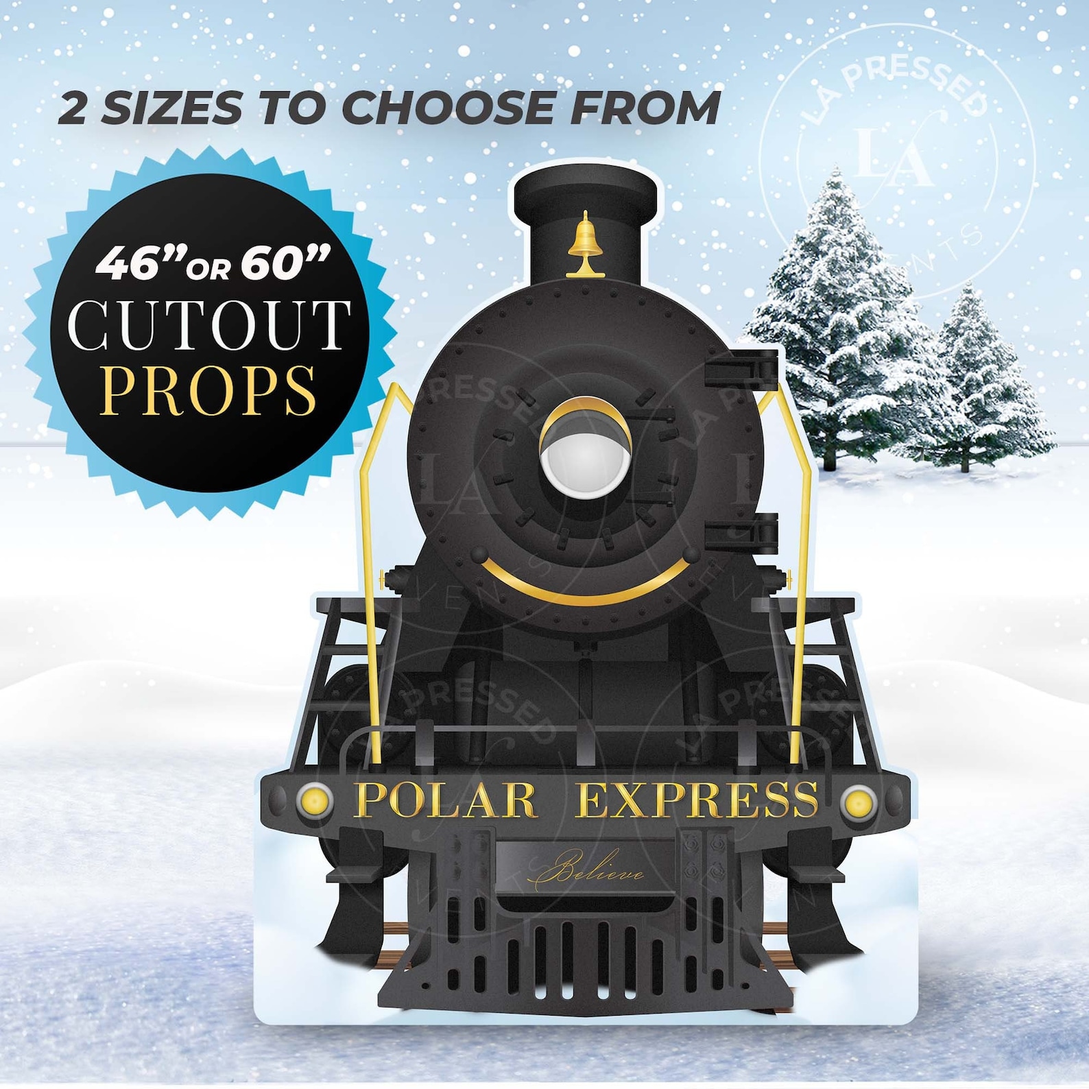 Polar Express Photo Booth Cutout Christmas Train Cutout - Etsy