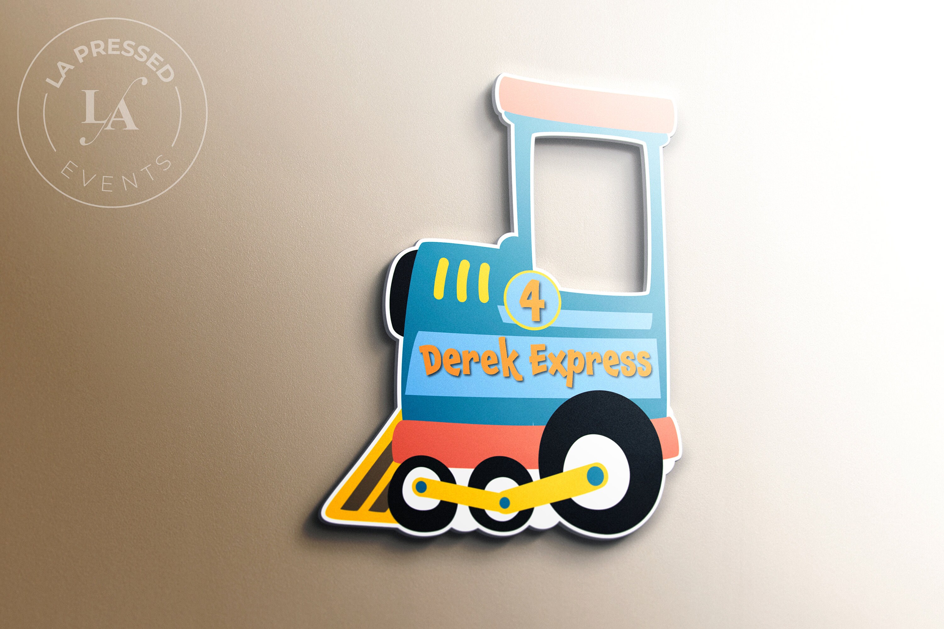 Train Photo Booth Frame Train Wall Art Train Yard Sign Kids | Etsy