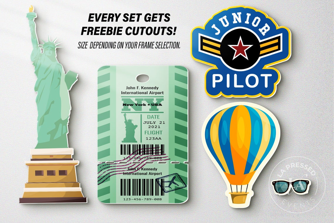 Airplane Photo Booth Frame | Airplane Wall Art | Airplane Yard Sign | 3 ...