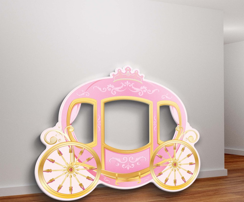 Princess Carriage Photo Prop Cutout, Enchanted Fairytale Set, Fairytale ...