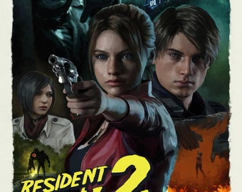 Resident Evil 2 Remake Poster - Etsy