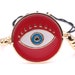 Evil Eye Red Enamel Bracelet, Fashion Jewelry, Evil Eye Adjustable ...