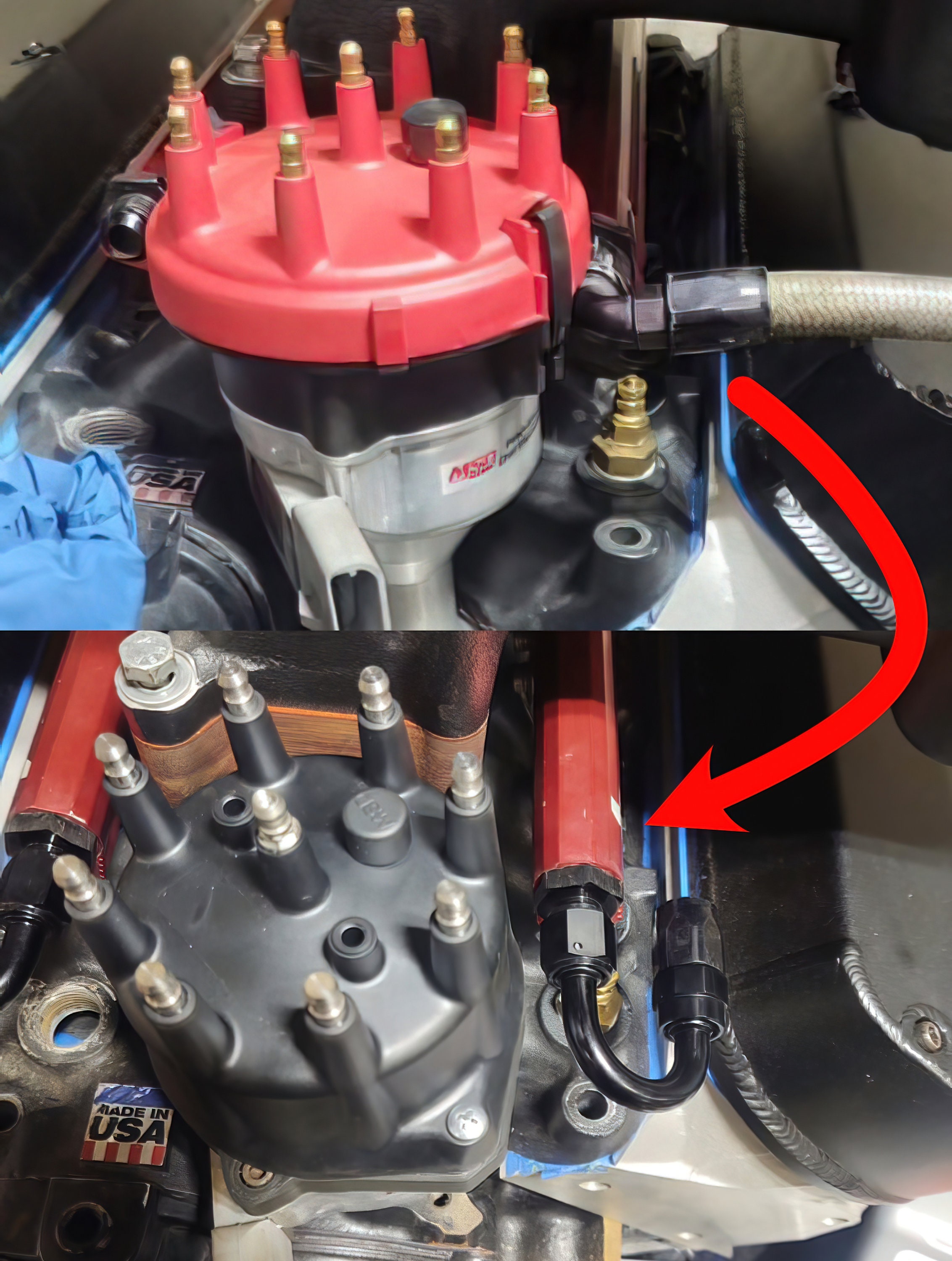 Ford TFI Distributor Small Cap Adapter - Etsy