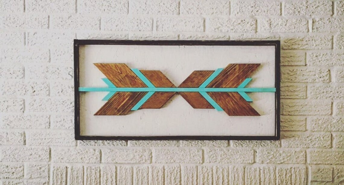 Aztec Wooden Wall Decor Home Decor T Idea Etsy