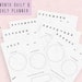 12 Month Day Planner Printable, Daily Schedule, to Do List, Instant ...