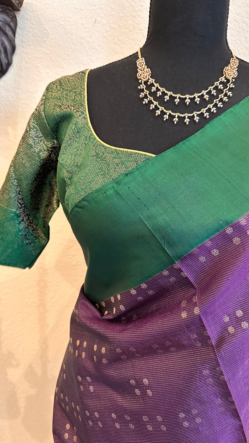 Pure Soft Silk Saree Vaira Oosi Design Brocade Blouse Online Usa With ...