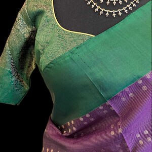 Pure Soft Silk Saree Vaira Oosi Design Brocade Blouse Online Usa With ...