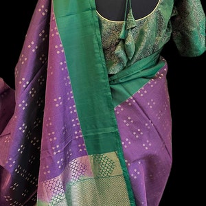 Pure Soft Silk Saree Vaira Oosi Design Brocade Blouse Online Usa With ...