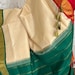 Ven Pattu Saree Red and Green Ganga Jamuna Border With Two - Etsy