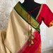 Ven Pattu Saree Red and Green Ganga Jamuna Border With Two - Etsy