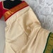 Ven Pattu Saree Red and Green Ganga Jamuna Border With Two - Etsy