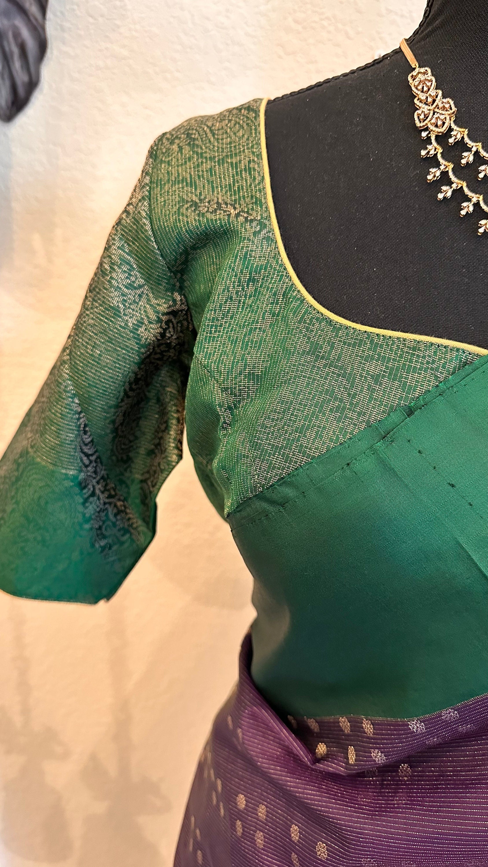 Pure Soft Silk Saree Vaira Oosi Design Brocade Blouse Online Usa With ...