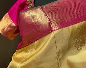 White Pattu Saree - Etsy