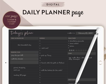 Landscape Daily Planner - Etsy