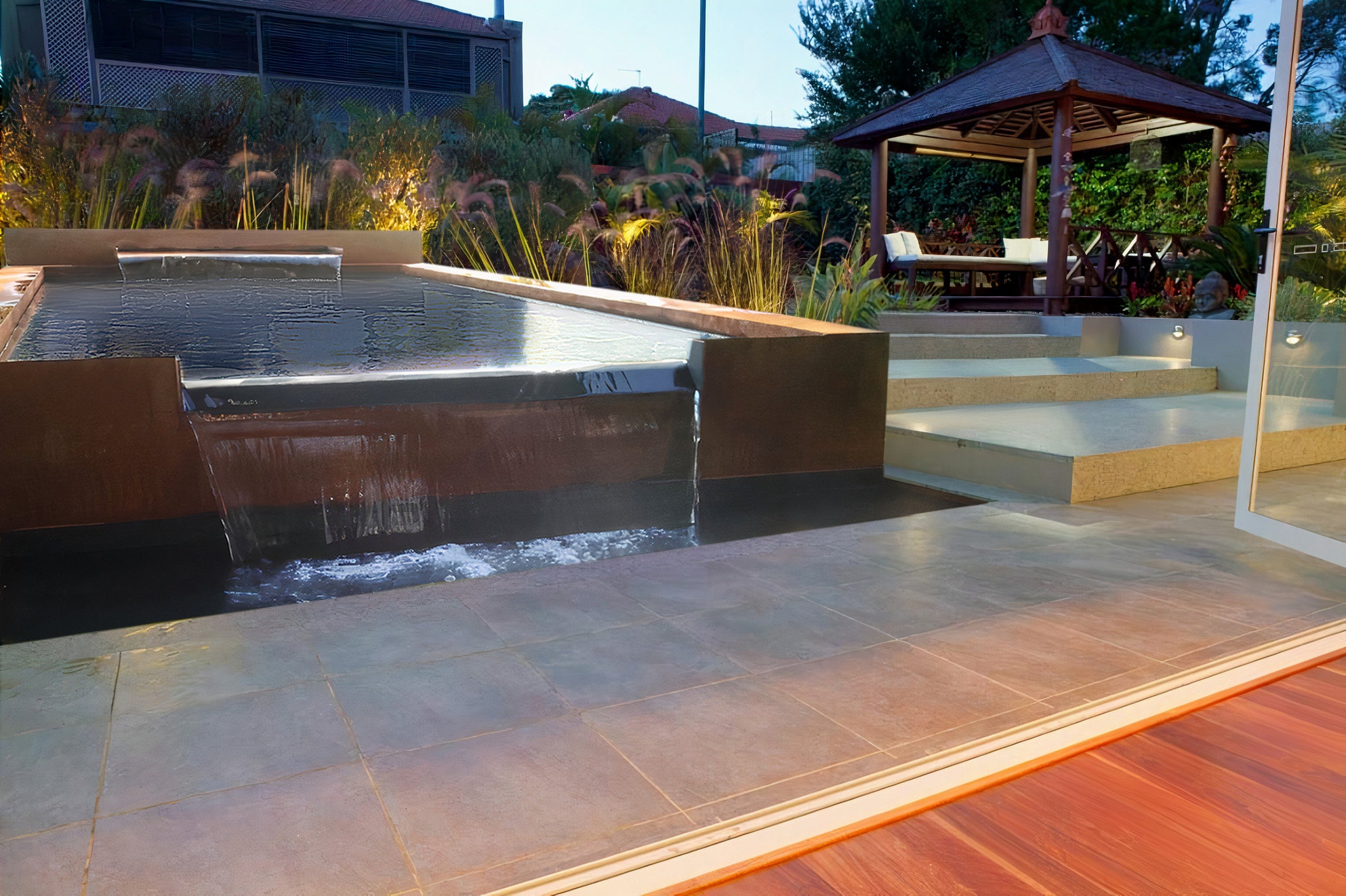 Custom Made Corten Steel Water Feature Water Basin Solid - Etsy