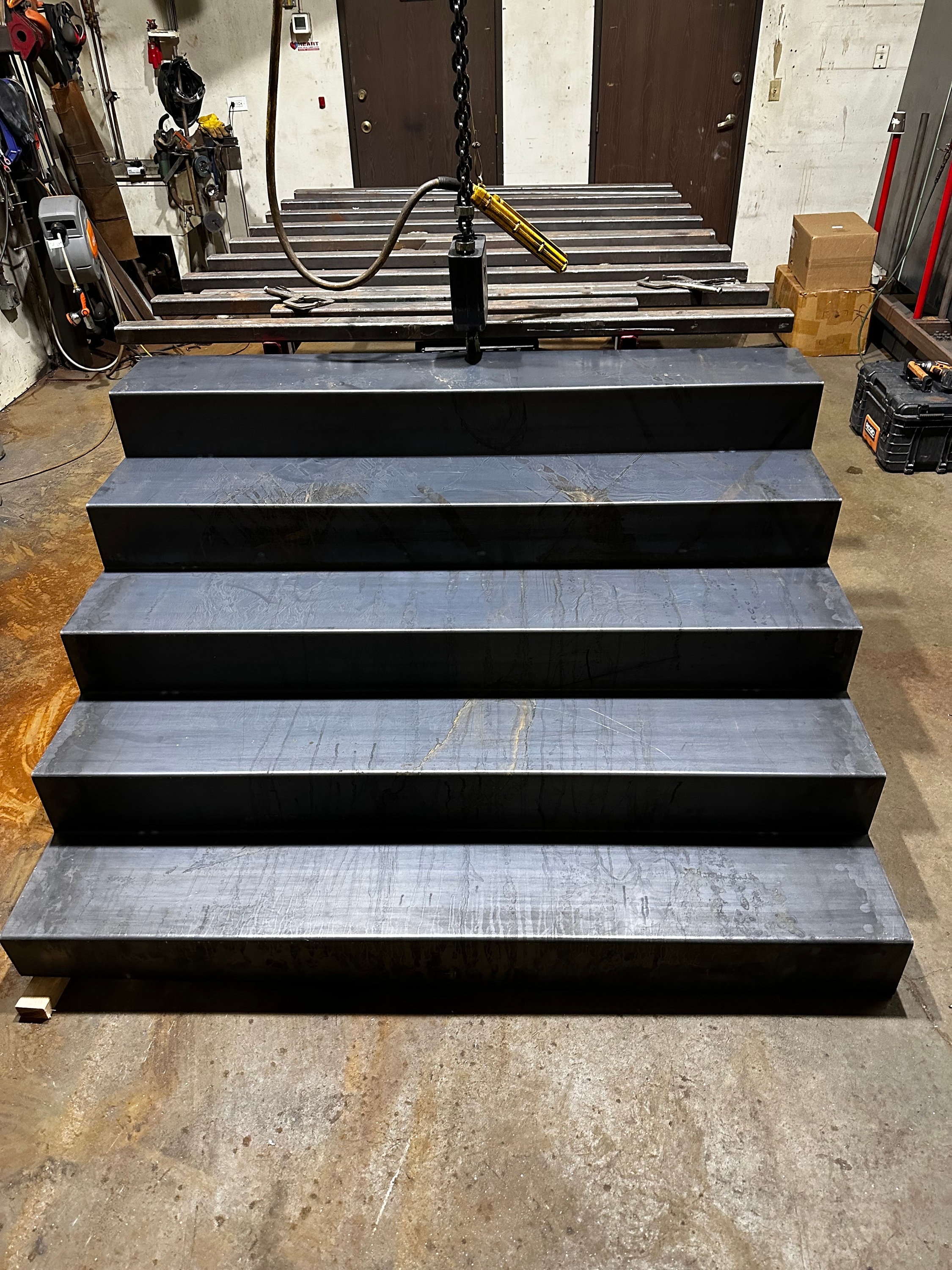 Custom Modern Corten Steel Garden Steps – Custom-made in the USA by H&P ...