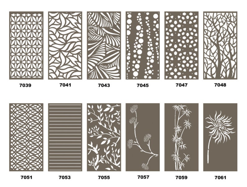 Custom Metal Outdoor Privacy Screen: Tree Design Wall Art - Etsy