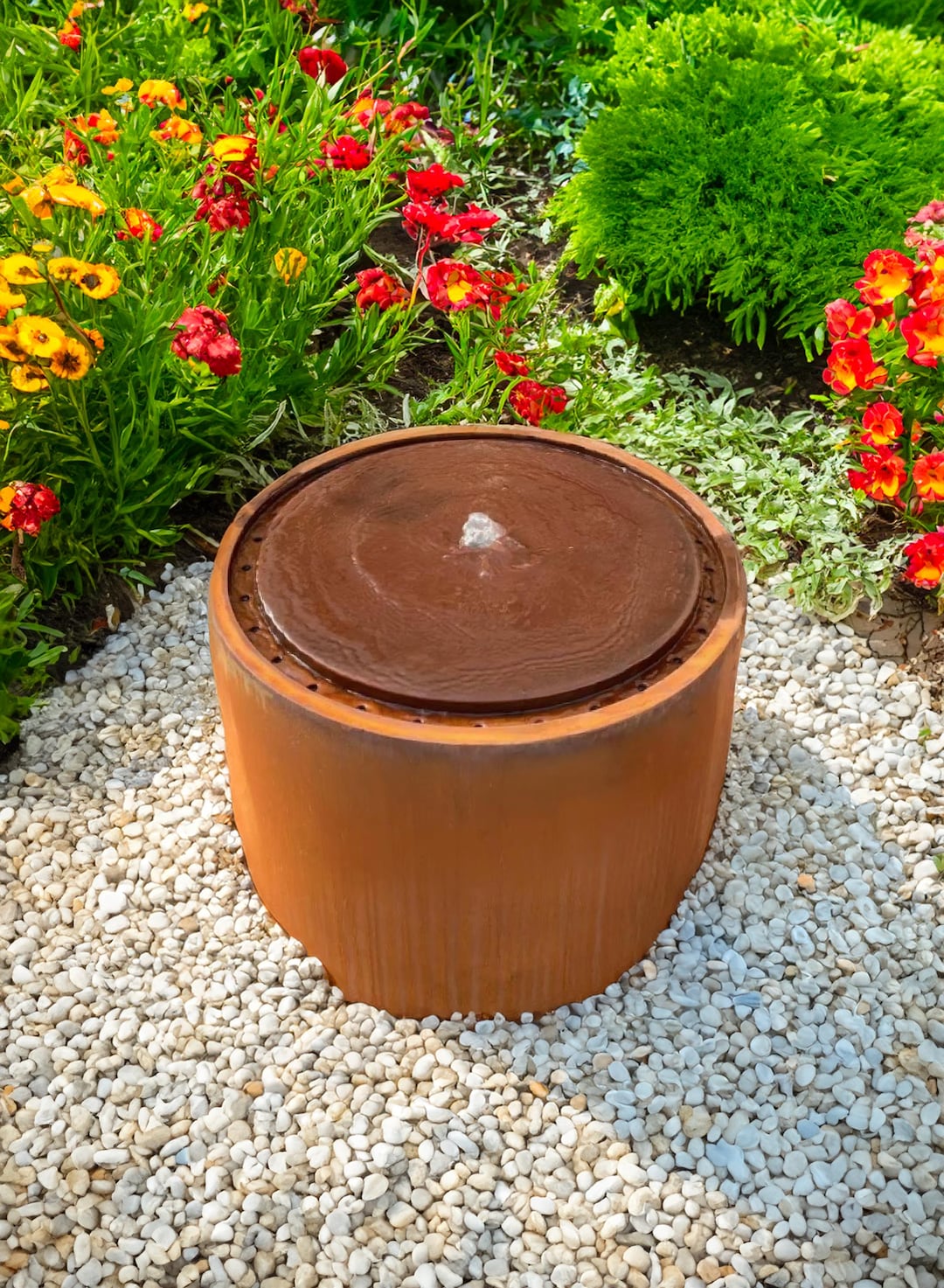 Infinite Patina Water Feature - Timeless Corten Steel Design for ...