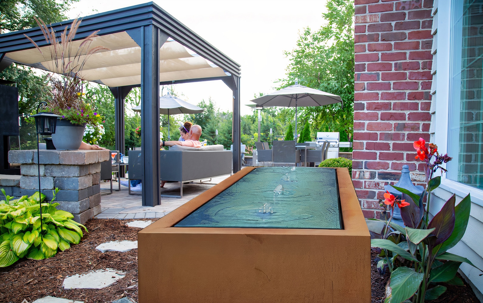 Custom Made Corten Steel Water Feature Water Basin Solid - Etsy