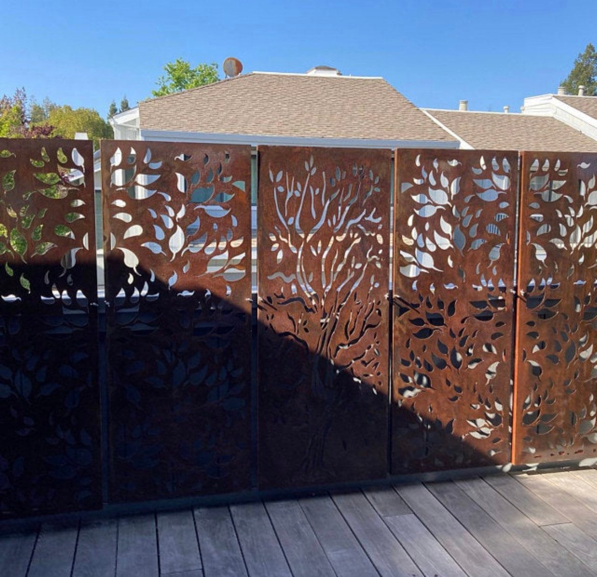 Custom Made Size Outdoor Privacy Screen Outdoor Privacy | Etsy