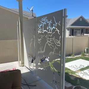 Custom Made Size Outdoor Privacy Screen Outdoor Privacy | Etsy