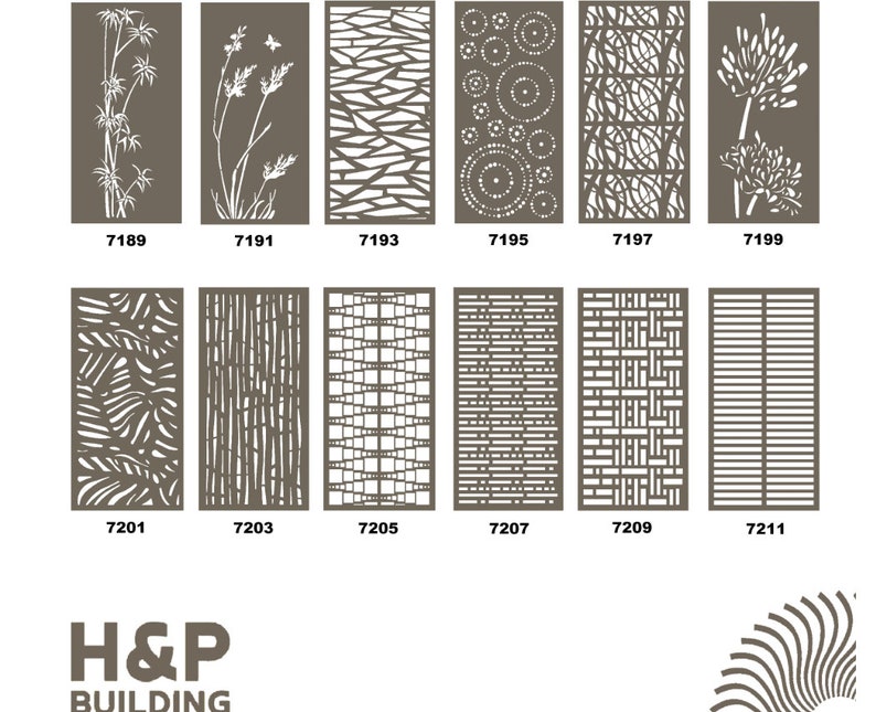 Custom Made Size Outdoor Privacy Screen Windy Tree Panel | Etsy